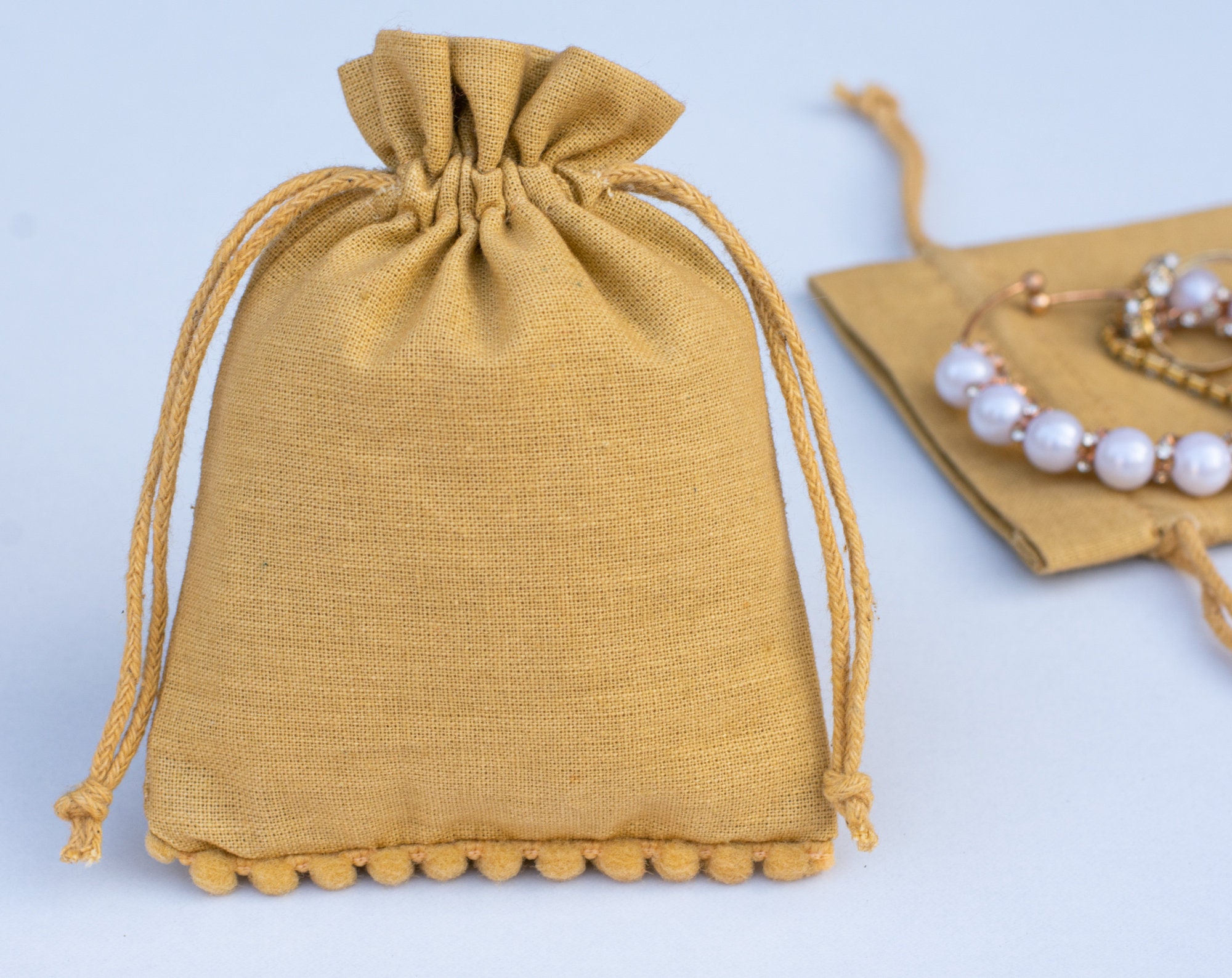 100 Khakhi Color Custom Brand Logo Jewelry Packaging Bag | Etsy