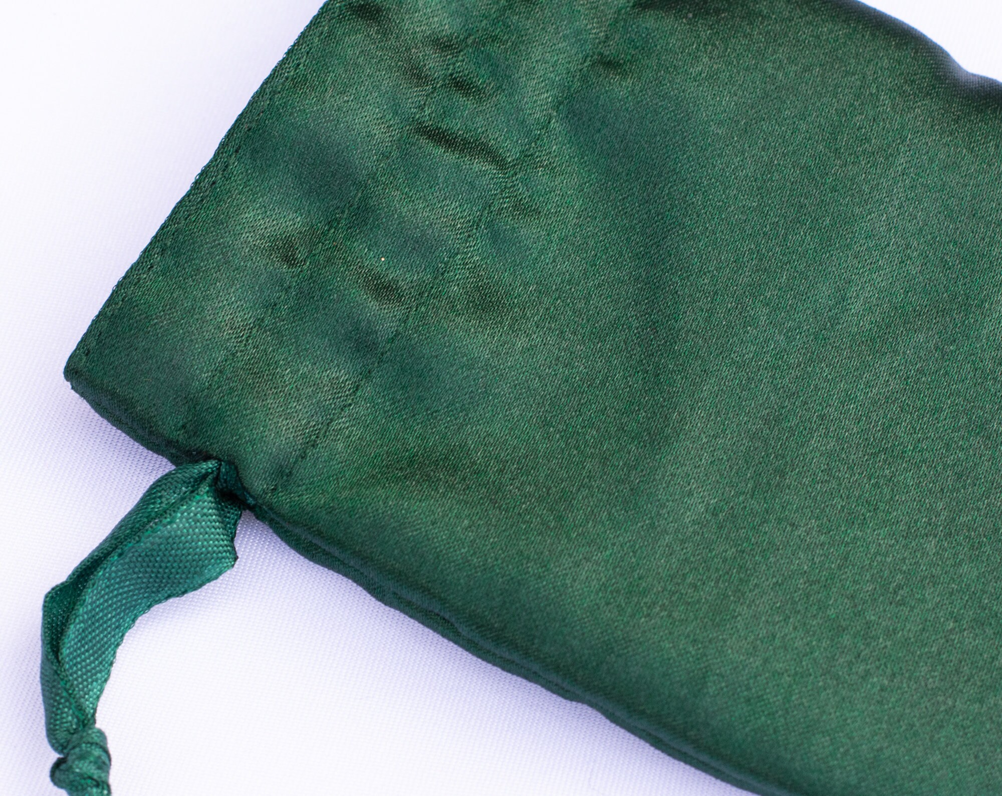 100 Green Satin Drawstring Custom Jewelry Packaging Pouch - Etsy UK