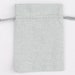 100 Gray Personalized Drawstring Pouch Custom Jewelry Packaging Wedding ...