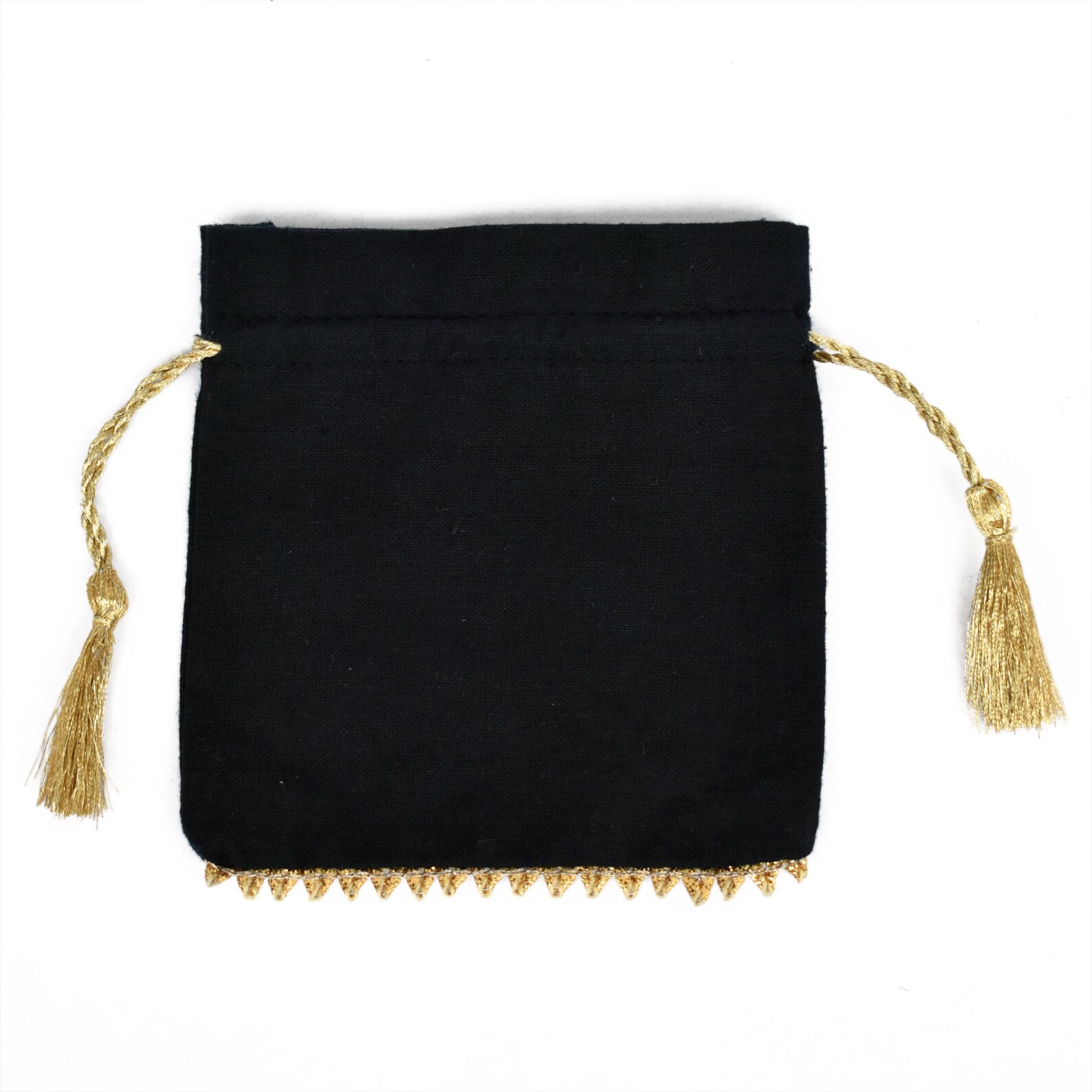 100 Black Drawstring Pouch Personalised Pouch Small Cotton - Etsy