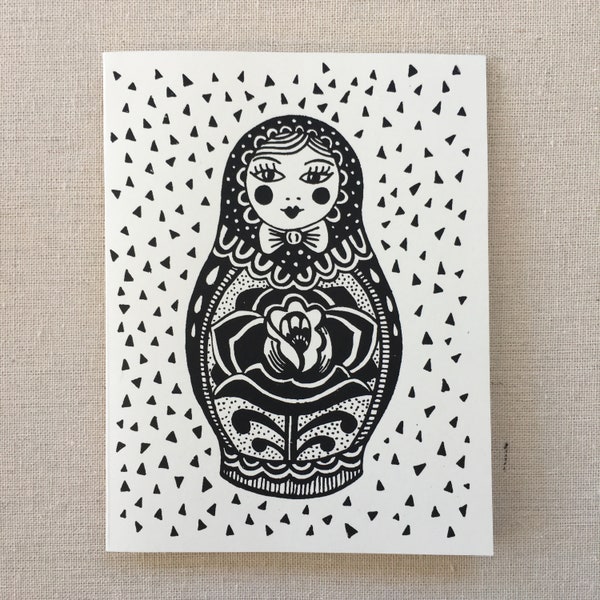 Matryoshka Print - Etsy