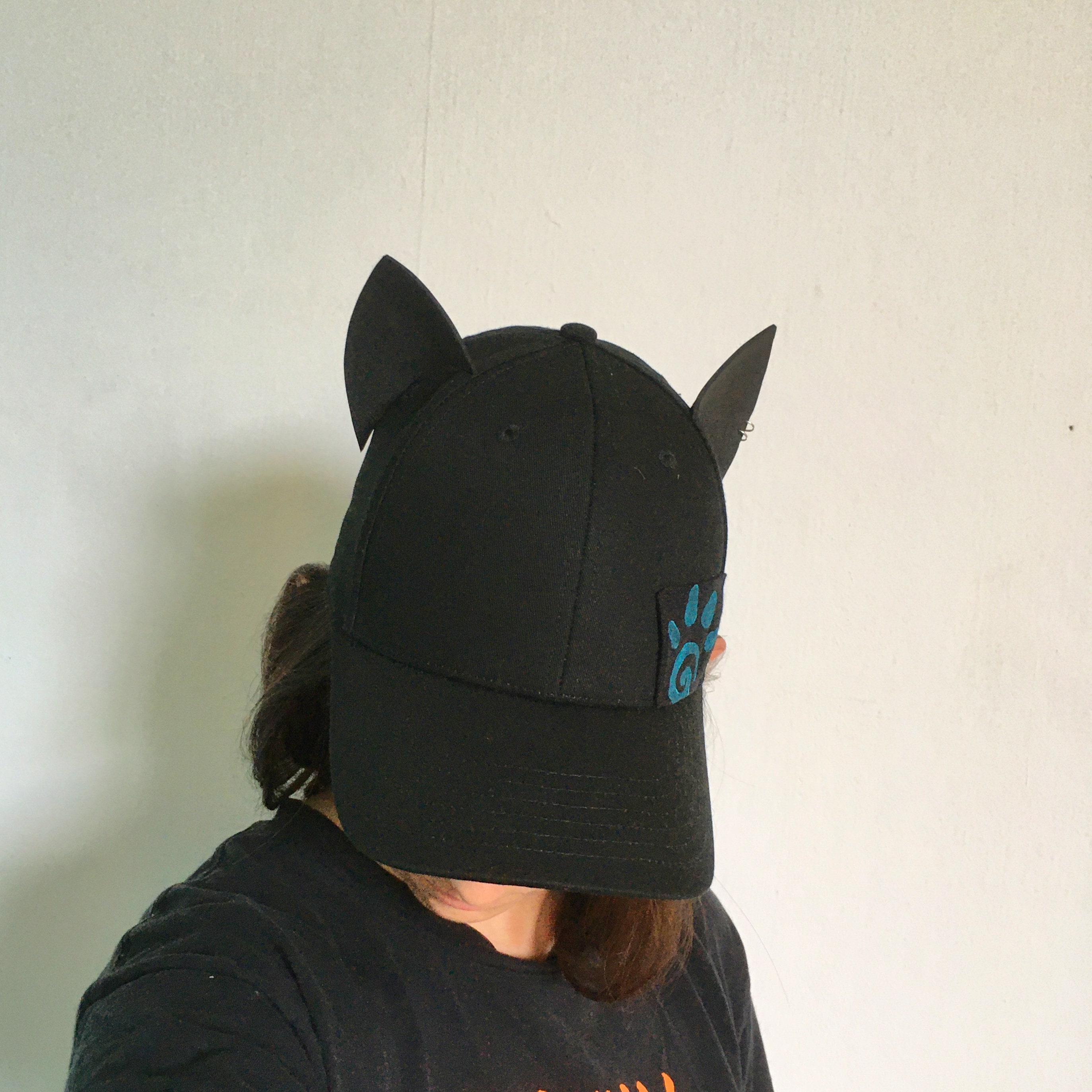 Cap With Animal Ears, Clean Design, Elegant yet Playful, Paw Print ...