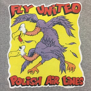 Vintage Fly United Airlines Ringer T-shirt: 1974 Art Transfer - Etsy