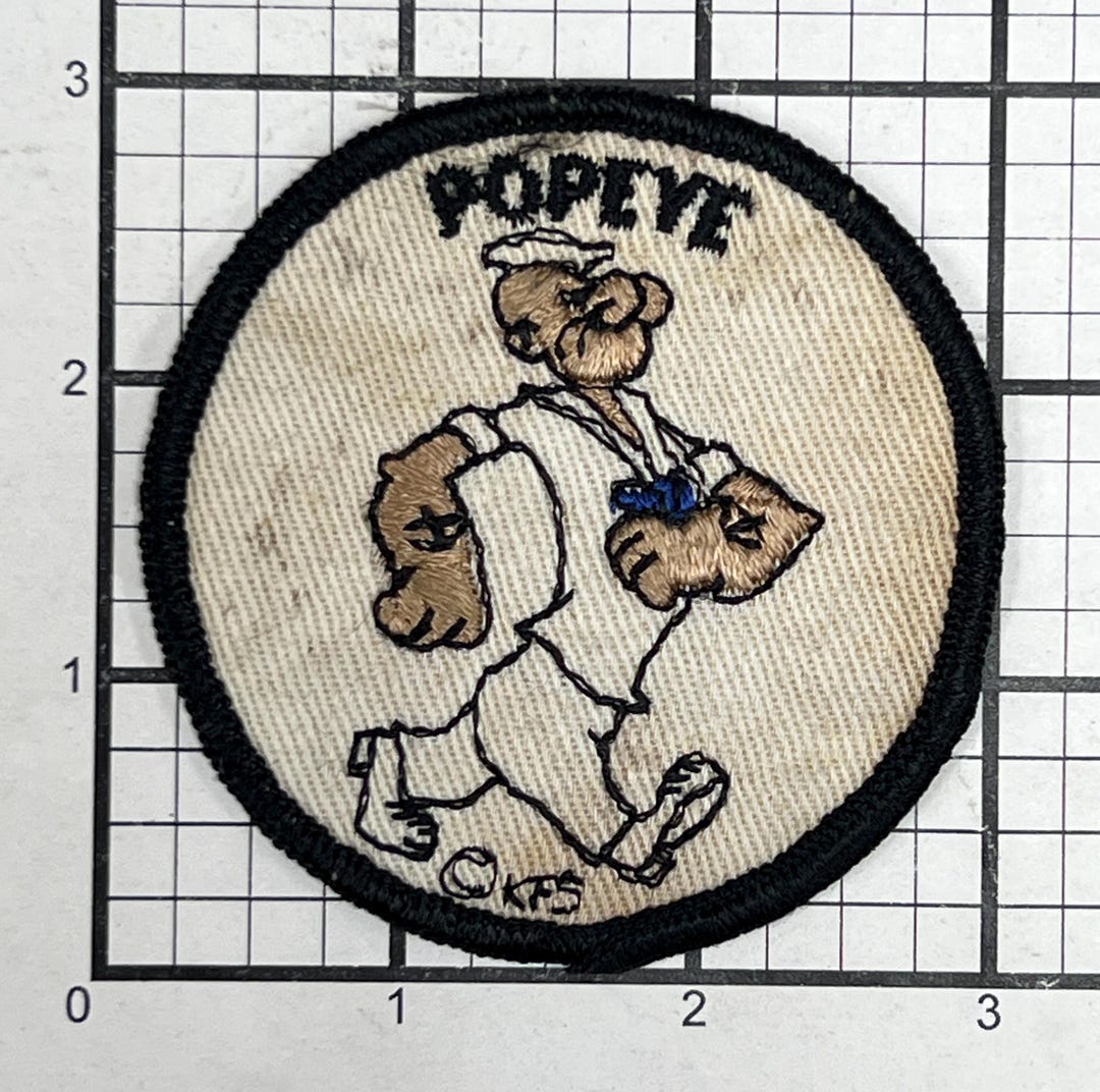 Vintage 1970s Popeye Patch: Rare Collectible - Etsy