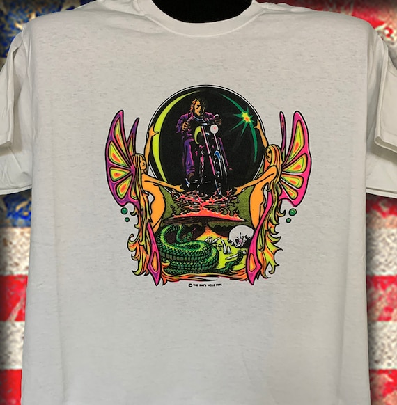 Biker Vintage Art Printed in the 70's This Transfer Never - Etsy