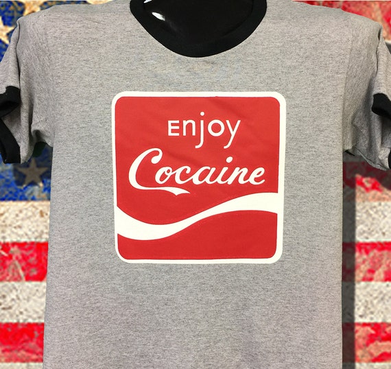 Enjoy Cocaine 1970's. Printed in the 70's this transf… - Gem