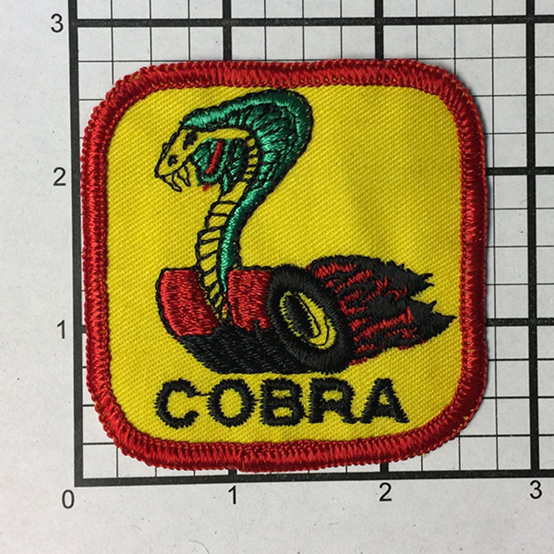 Vintage 1970's Cobra Patch Never Sold and Stored Away Over 30 Years ...
