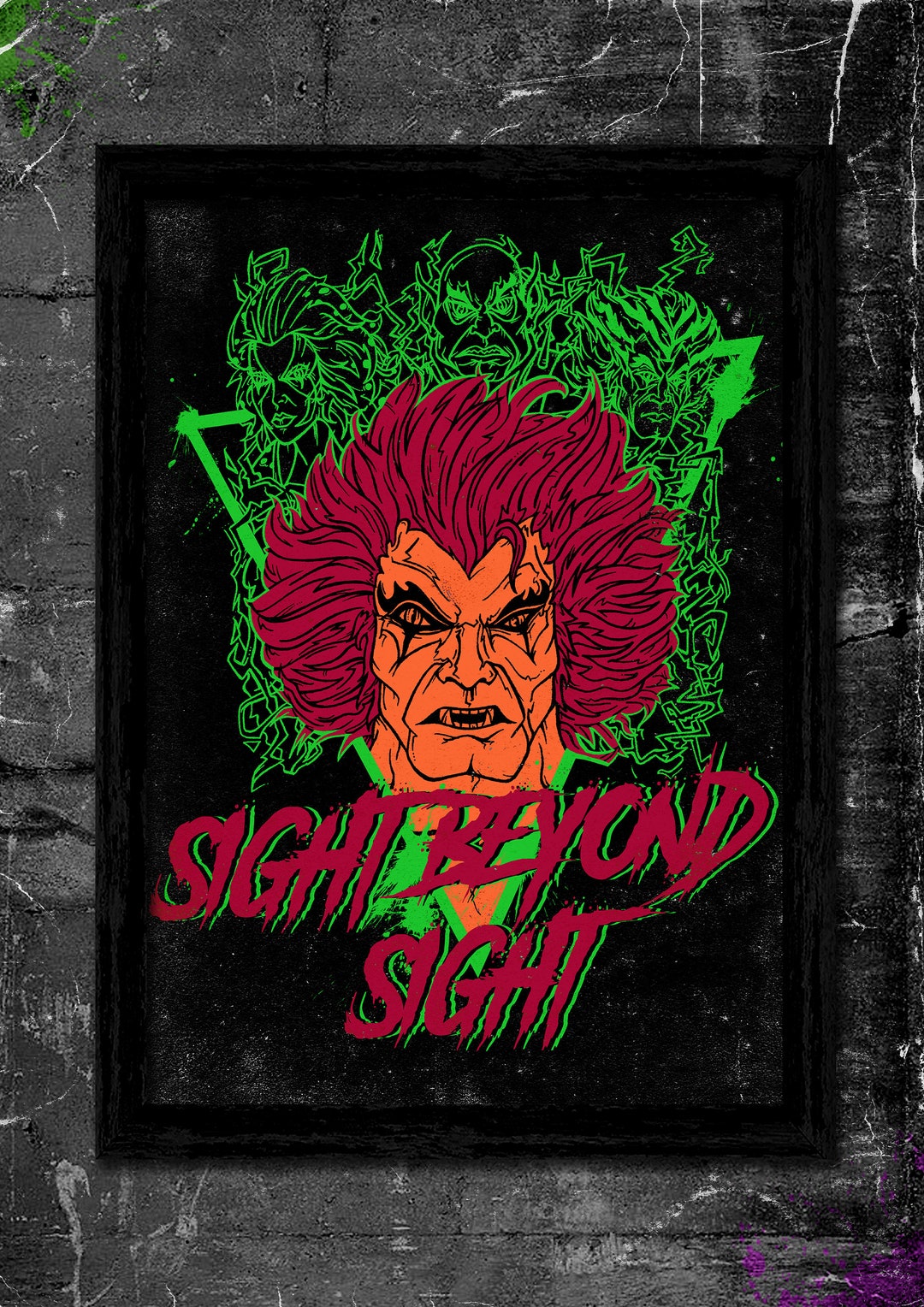 Tri Colour Sight Beyond Sight - A6/A5/A4/A3 Signed Art Print (inspired ...