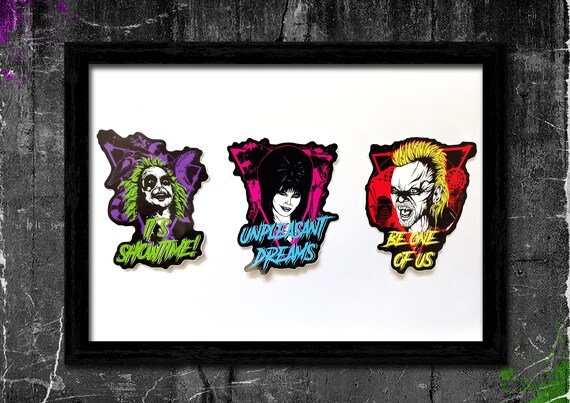 80s Cult Icons Vinyl Sticker Set inspired by Various 80s Cult | Etsy
