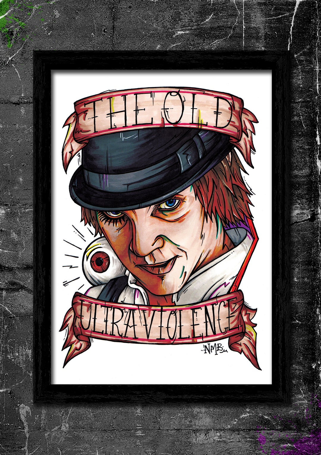The Old Ultraviolence - A6/A5/A4/A3 Signed Art Print (inspired by A ...