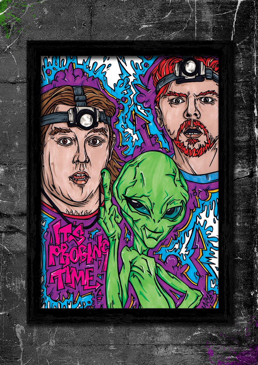 It's Probing Time! - DIGITAL Art Print (inspired by Paul) - Etsy