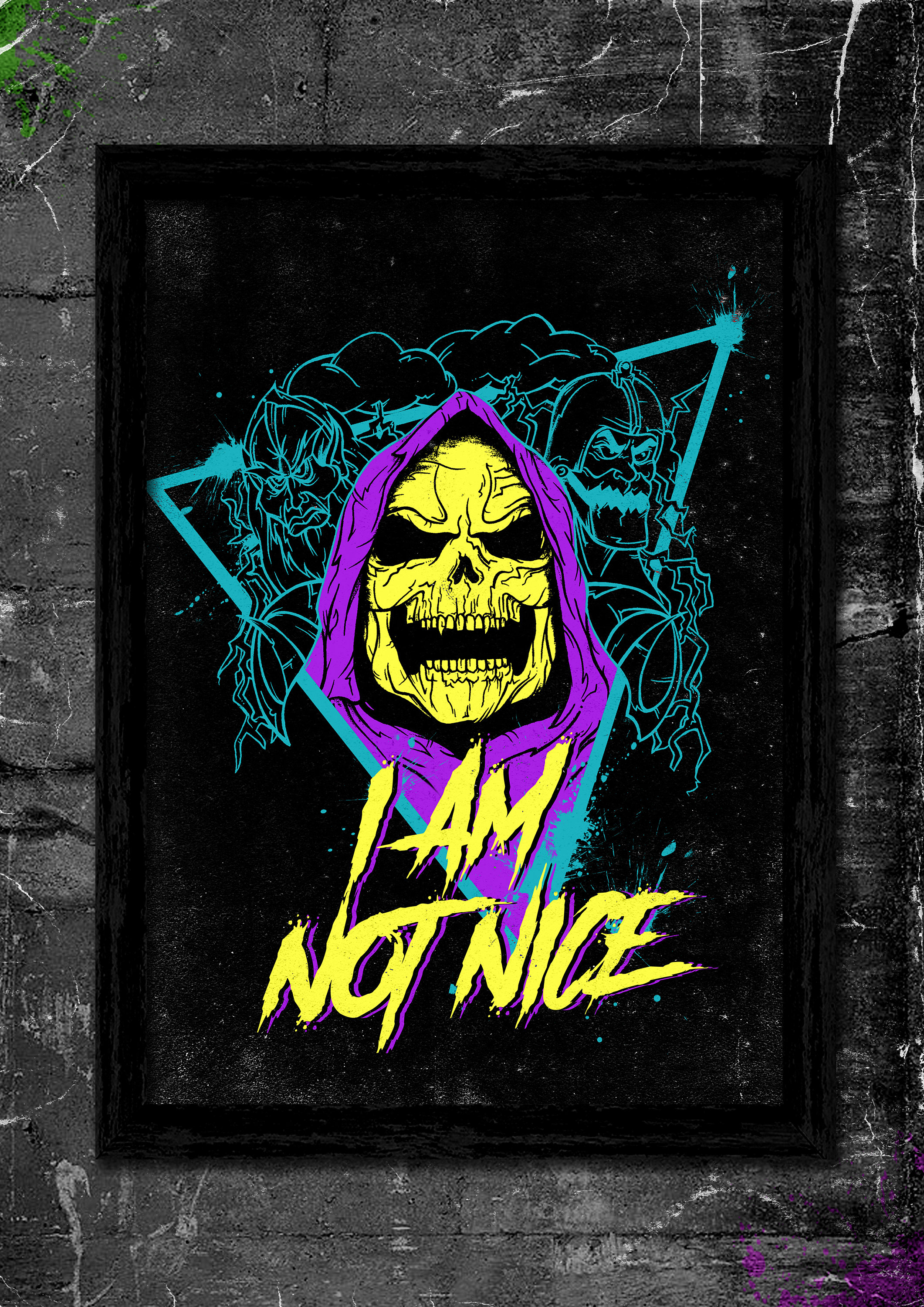 I Am Not Nice T-shirt Print and Sticker Special Collection | Etsy