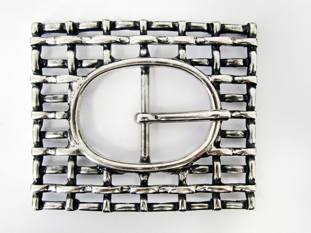 Rectangle Lattice Belt Buckle - Etsy