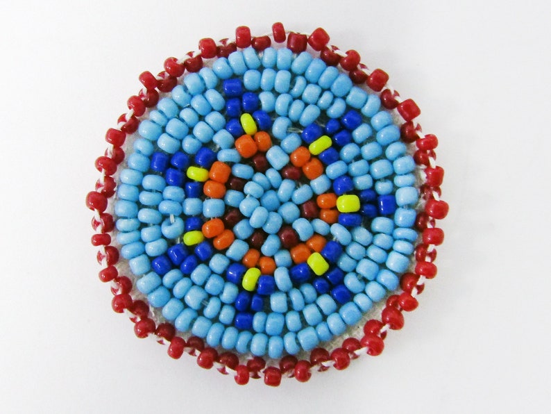 Seed Bead Rosette, Round Seed Bead Patch - Etsy