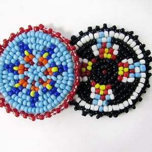 Seed Bead Rosette, Round Seed Bead Patch - Etsy