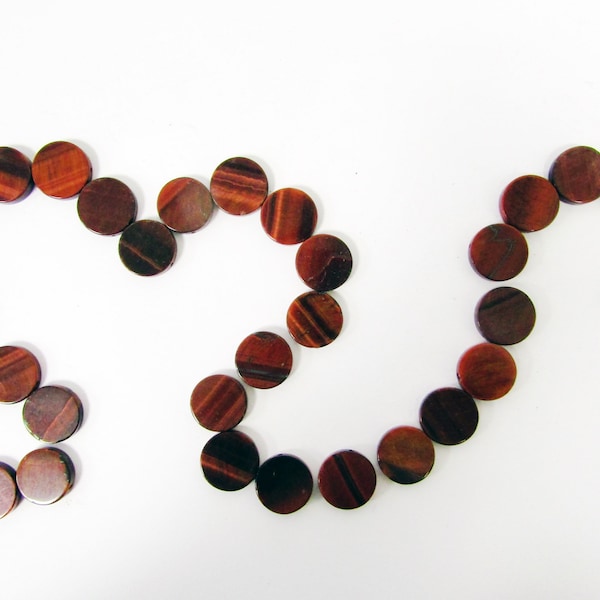 Flat Round Beads - Etsy