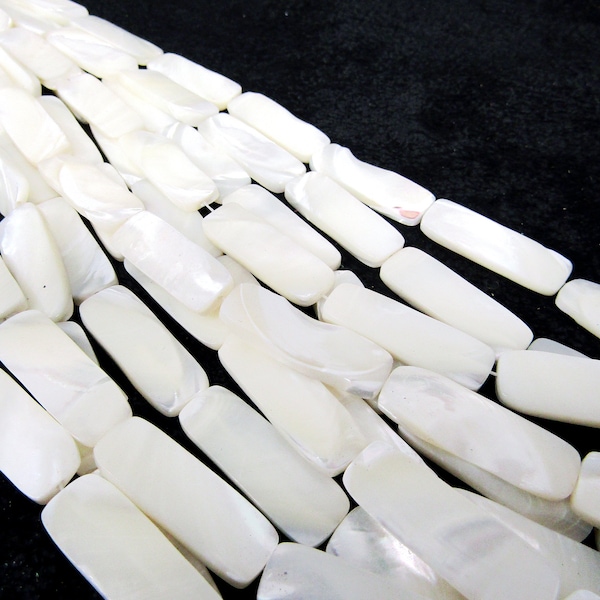 Flat Pearl Beads - Etsy