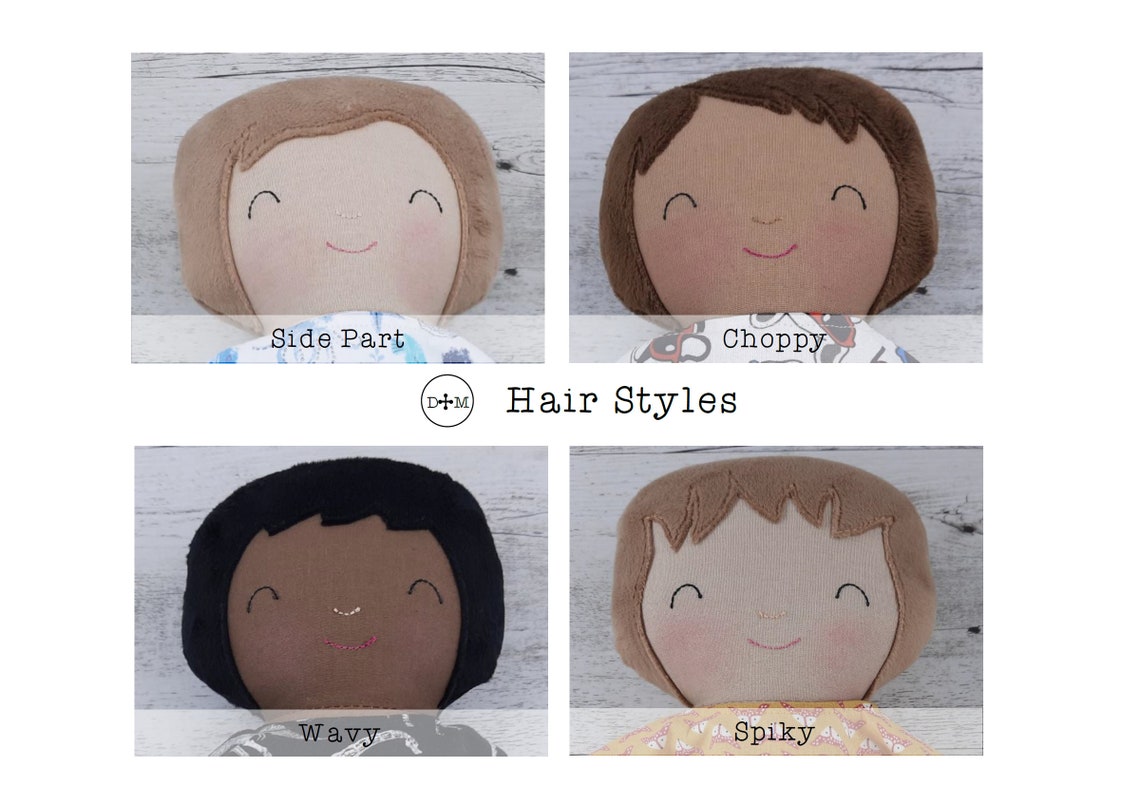 Handmade Rag Doll Boy, Design Your Own Doll, Custom, 40cm (16”), Dress ...