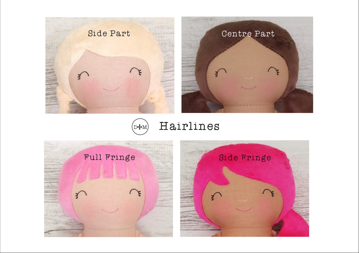 Handmade Rag Doll Design Your Own Doll Custom 40cm 16 - Etsy