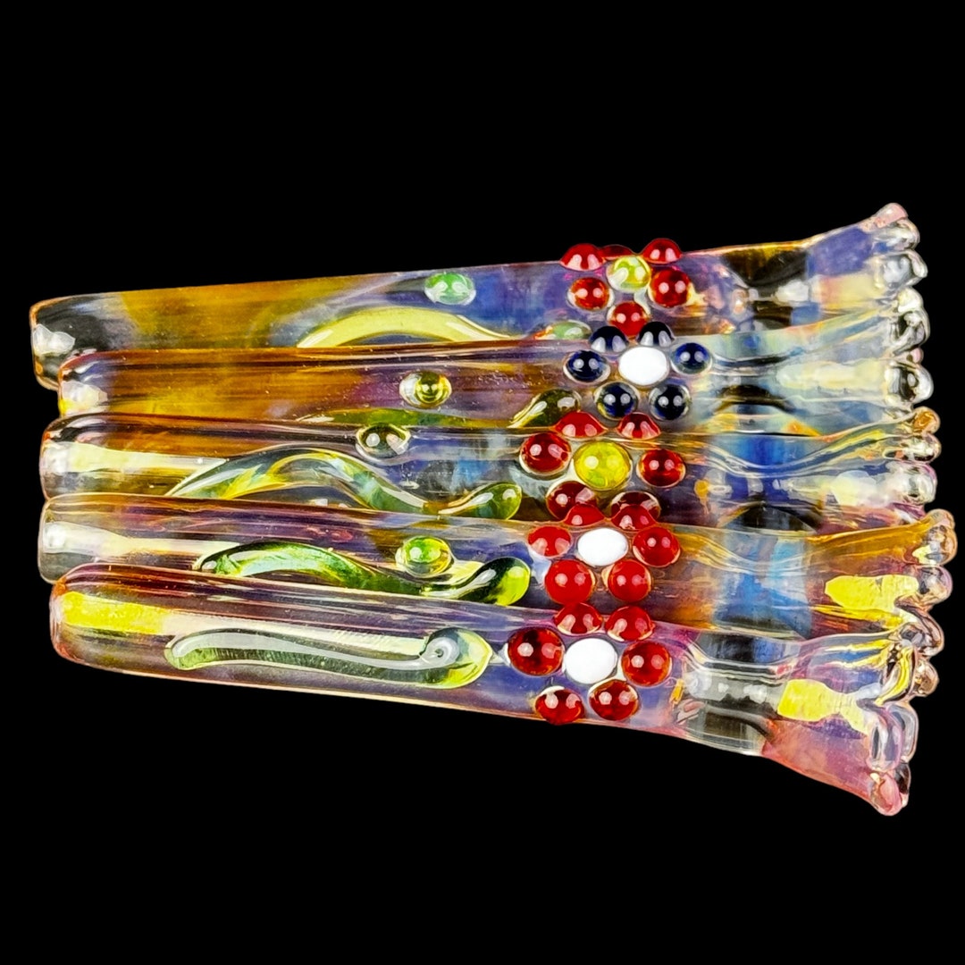 Flower One-hitter Smoking Pipe Heady Glass Pipe Flower Pipe for Girls ...