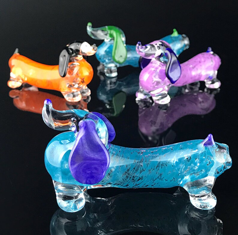 Dachshund Pipes so cute you can only say HOT DOG Glass | Etsy