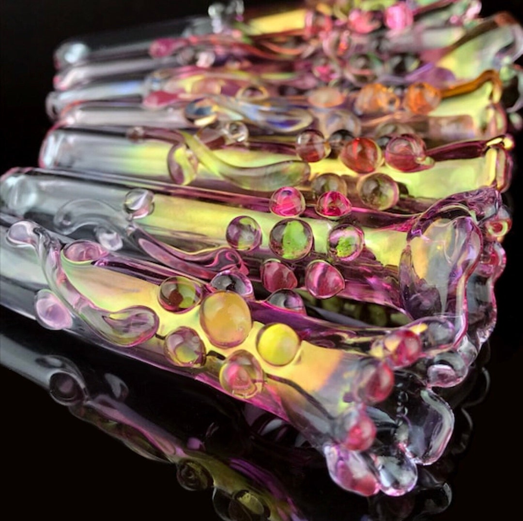 Flower One-hitter Smoking Pipe | Heady Glass Pipe | Flower Pipe for ...