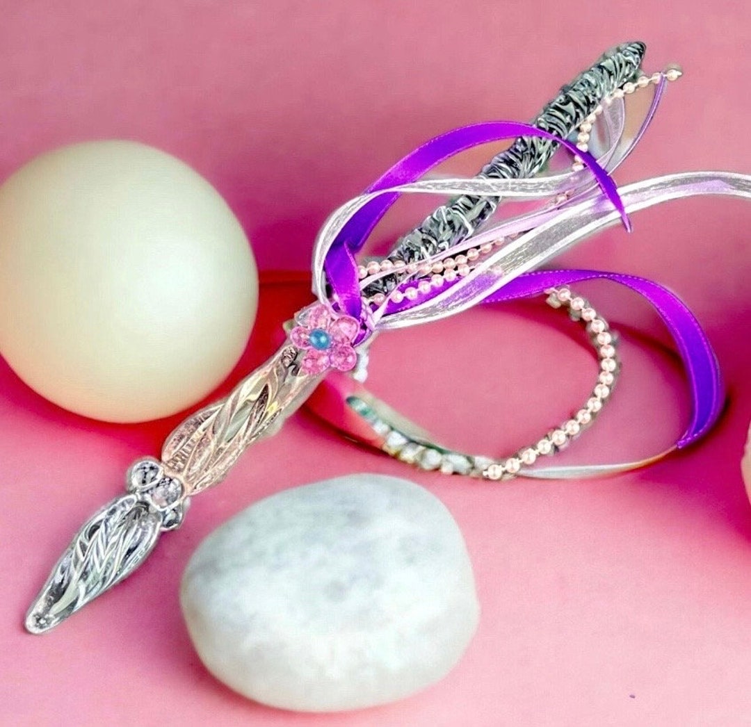 Princess Wand, Stained Glass Gift, Magic Wand, Fairy Wand, Witches Wand ...