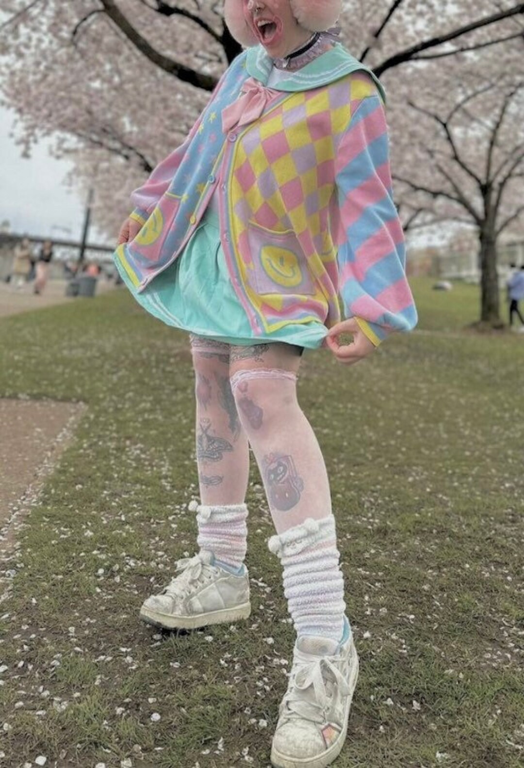 Pastel Clowncore Cardigan - Clown Sweater - 100% Cotton - Sensory ...