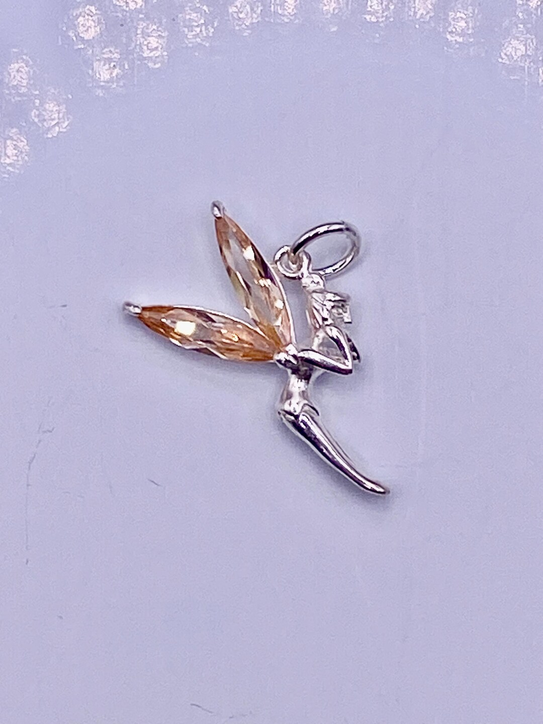 Sterling Silver Tinker Bell Pendant - Etsy