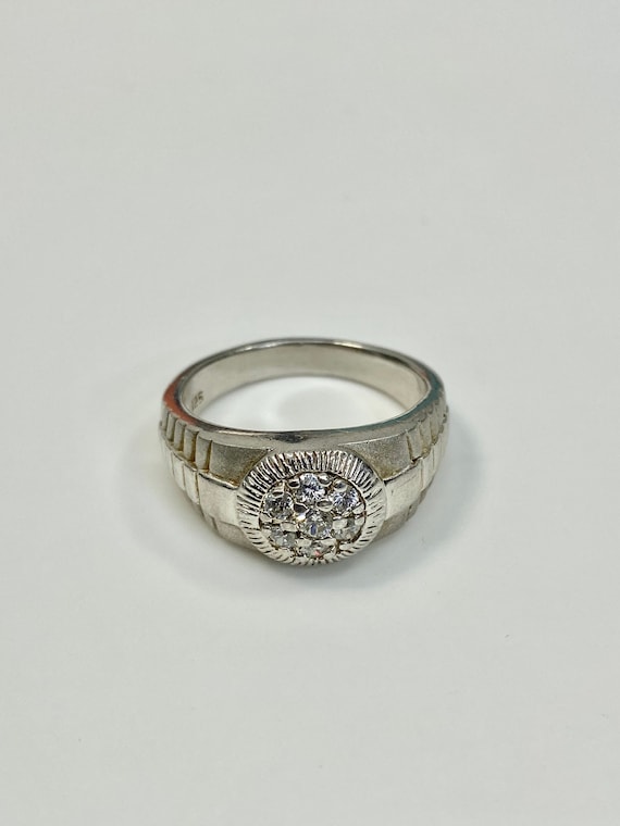 silver rolex ring - Gem