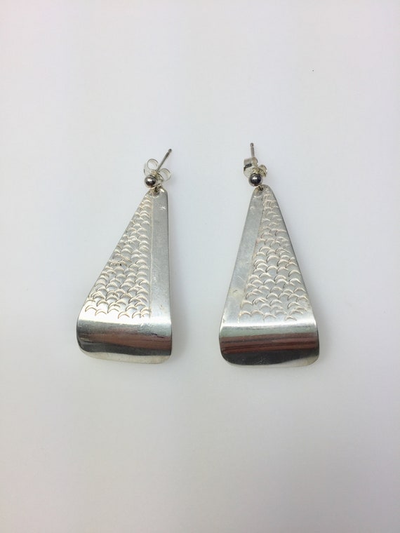 sterling silver triangular - Gem