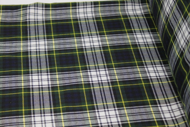 Modern Gordon Styled Polyviscose Tartan Suitable for - Etsy UK