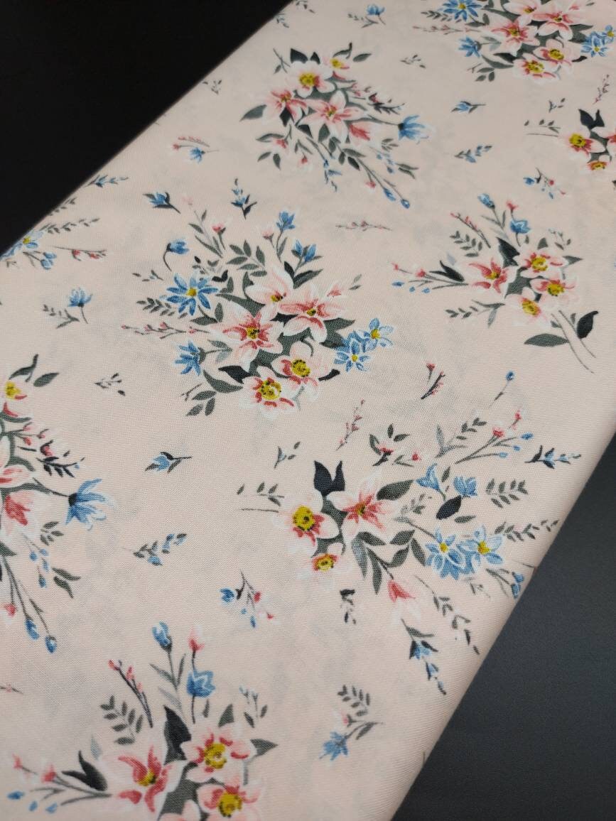 LIBERTY Cotton Patchwork Fabric Winterbourne Collection - Etsy UK