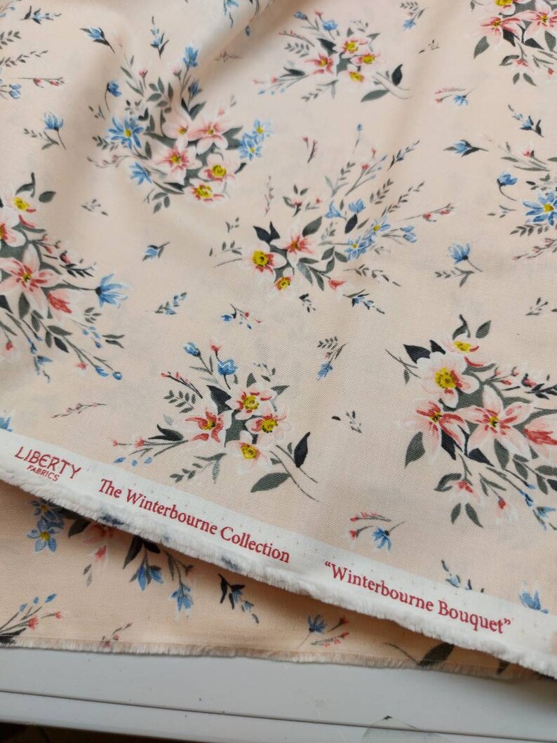 LIBERTY Cotton Patchwork Fabric Winterbourne Collection - Etsy UK