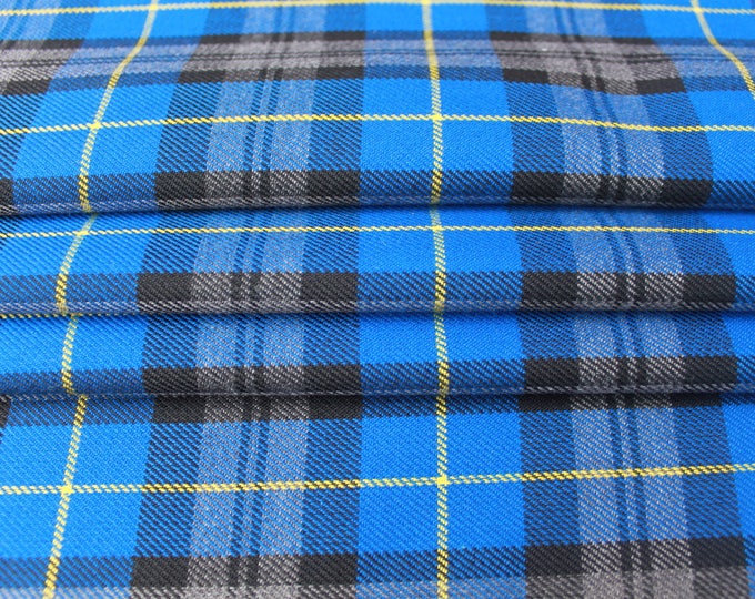 Tartan Rose Fabric Caledonian Floral Tartan by Lilyoake Scottish Plaid ...