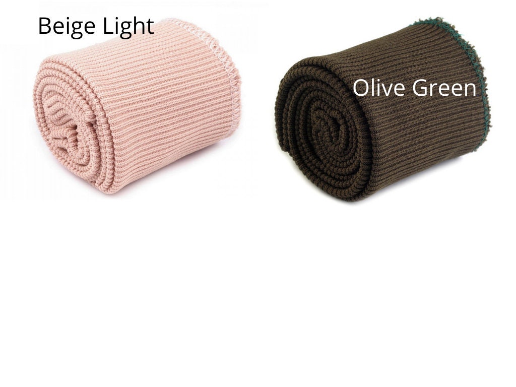 26 Colours Set of Elastic Rib Knit Fabric Depth 7 Cm 2x - Etsy UK