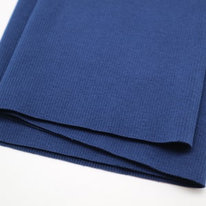 Marine Blue Ribbing - Rib Knit Tube 2 X 40 Cm, Weight 340 Gsm, 97% ...