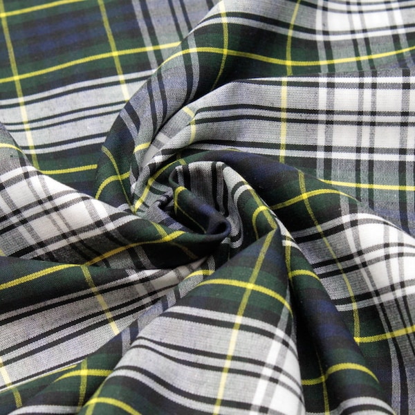 Gordon Modern Tartan Fabric - Etsy