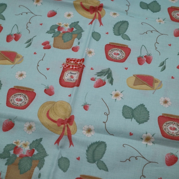 Strawberry Jam Fabric - Etsy