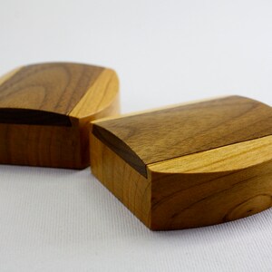 Wooden Sliding Ring Box for Angagement. Handmade Wood Ring Box for ...