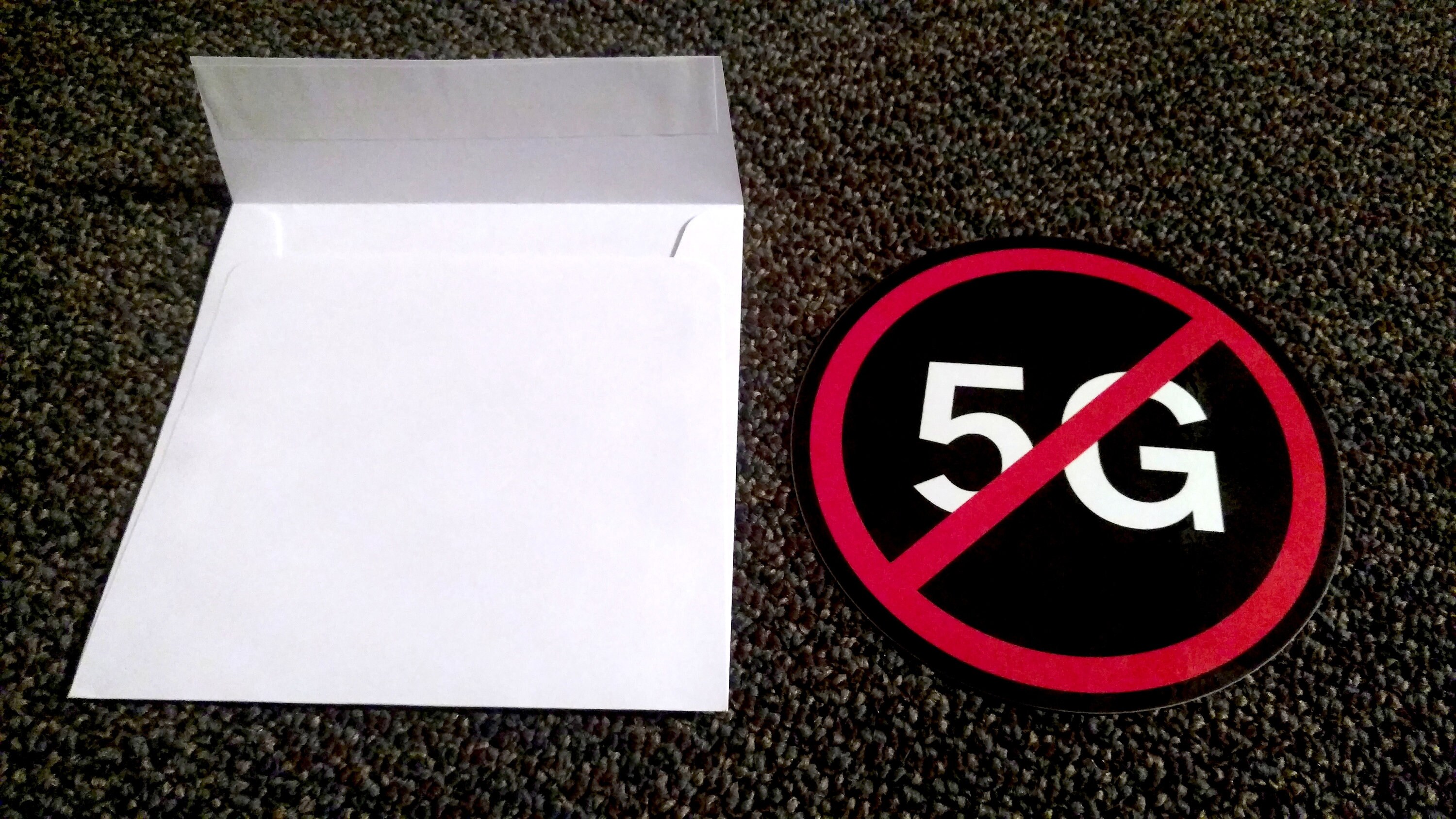 ANTI 5G Bumper Sticker Circular 5 Diameter - Etsy UK