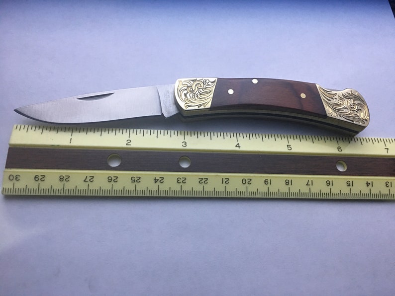 Custom Hand Engraved Bright-cut Scroll Design Folding Knife - Etsy