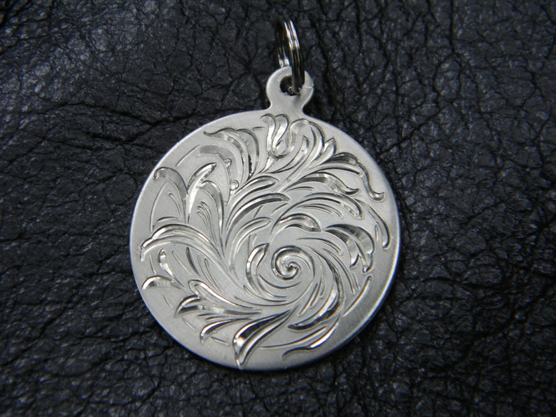 Hand Engraved Bright-cut Flowing Scroll and Flower Design - Etsy