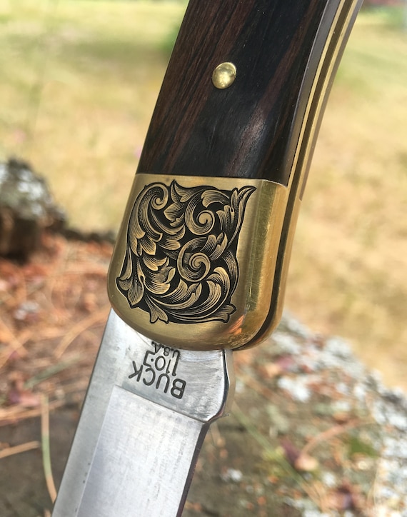 Custom Engraved Buck Knives