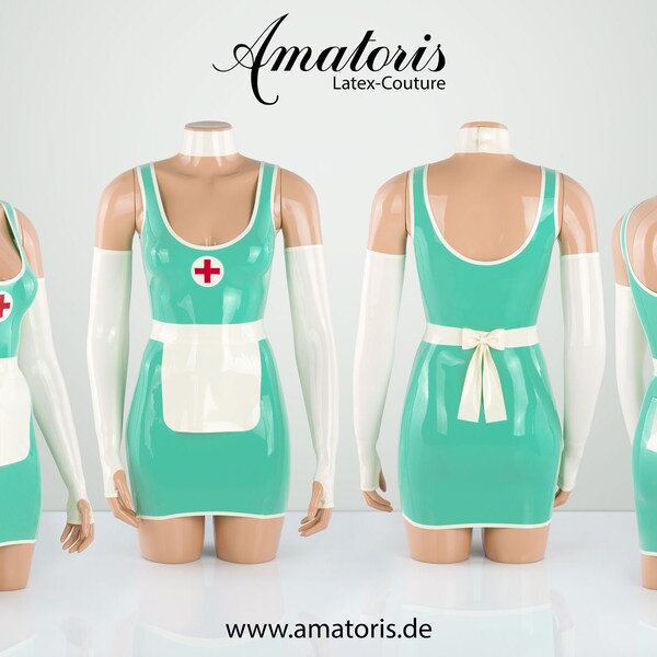 Latex Nurse Outfit - Etsy