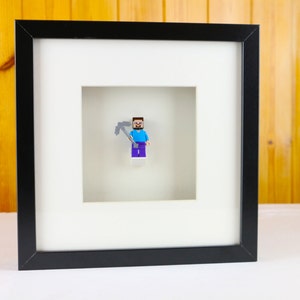 Minecraft Steve LEGO Minifigure Frame - Etsy