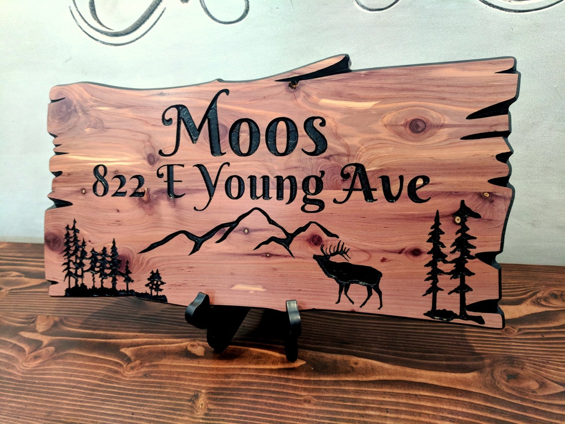 Carved Wood Signs Personalized Wood Sign Custom Wood Signs Engraved ...