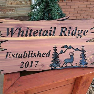 Custom Wood Sign Family Name Sign Rustic Home Decor Welcome Sign ...