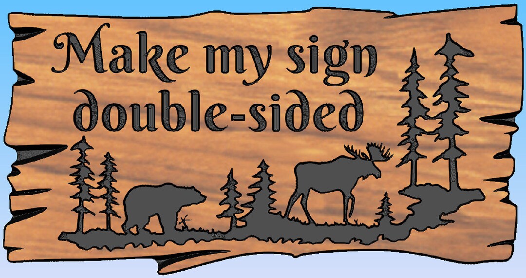 Make My Sign Double-sided ***this is a Companion Product. Please Order ...