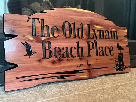 Custom Wood Signs for Outdoors Beach House Decor Lake House | Etsy